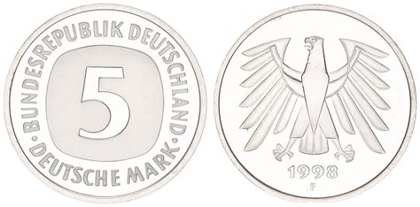 Deutschland Bundesrepublik Mark Dm Kursm Nze F Top Erhaltung