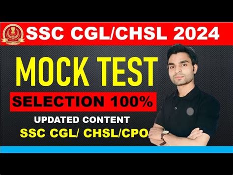 Mock Test Ssc Live Test Ssc Chsl Mts Cpo Ssc Cgl Pyq