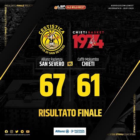 Lallianz San Severo Torna Al Successo Battuta Chieti La