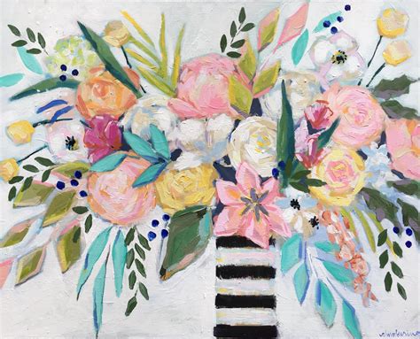 Recently Sold Floral Painting Whimsical Art Abstract Art Painting