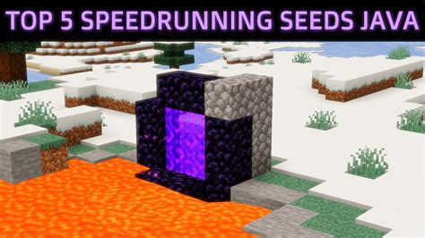 Top Speedrunning Seeds Java Best Minecraft Seeds Speedrun