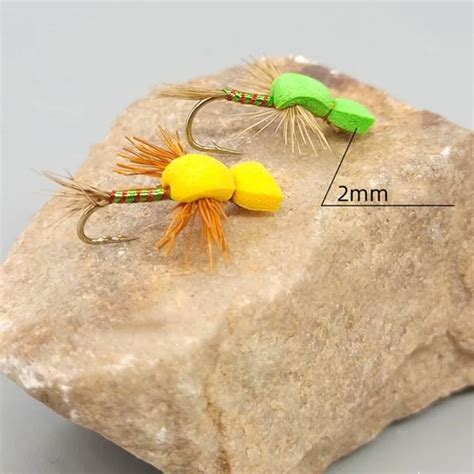 PACK DE CINQ Appats De P Che La Mouche Durables Et De Haute Qualit