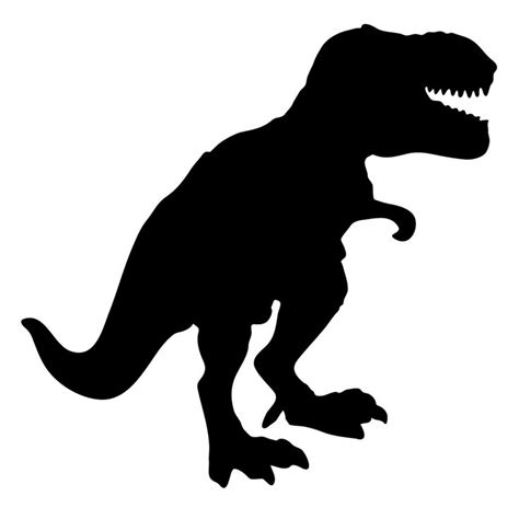 Dinosaur Silhouette Silhouette Template Silhouette Svg