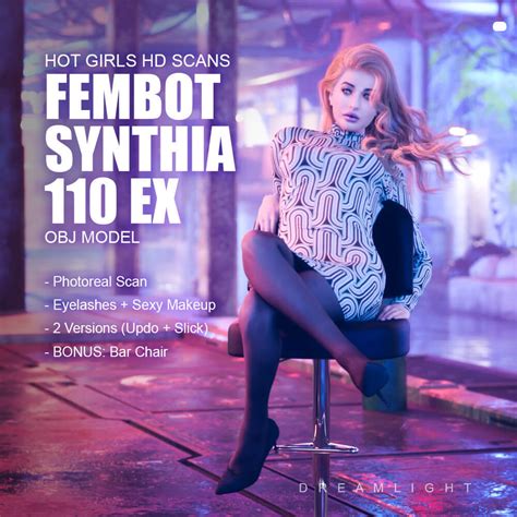 Hot Girls Hd Scans Fembot Synthia 110 Ex Obj Free 3d Model By Dreamlight