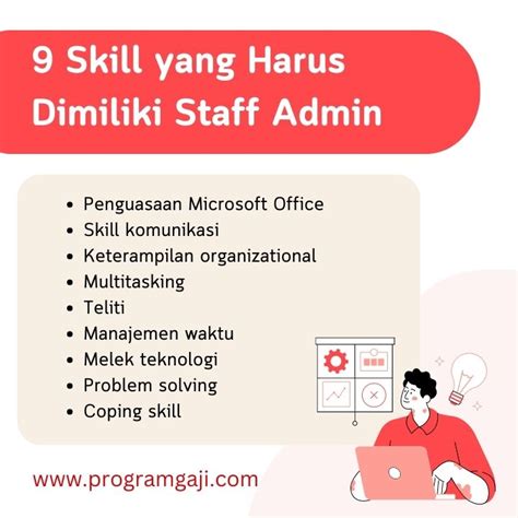 Staff Administrasi Tugas Gaji Dan Skill Yang Harus Dimiliki Ontime