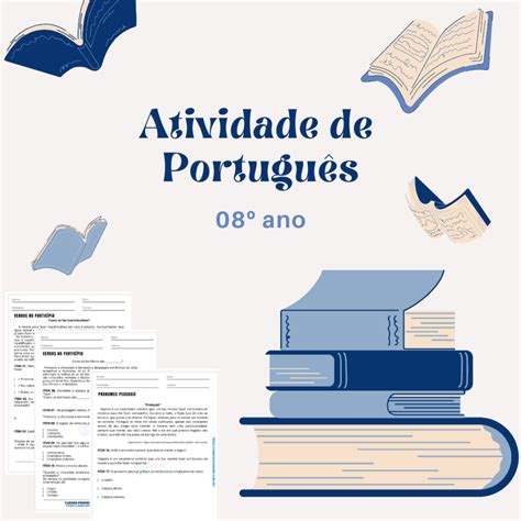 Atividade de Português 8º ano Simulados e Questões