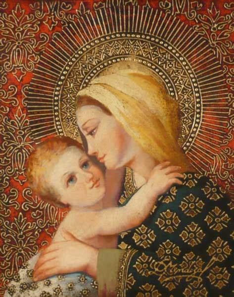 Images Pieuses La Vierge Et Enfant Page