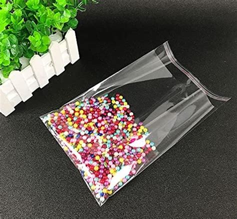 Bolsas de celofán adhesivas transparentes de 4 x 6 pulgadas 200