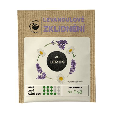 Heřmánkový čaj s levandulí Na zklidnění LEROS Bylinná harmonie