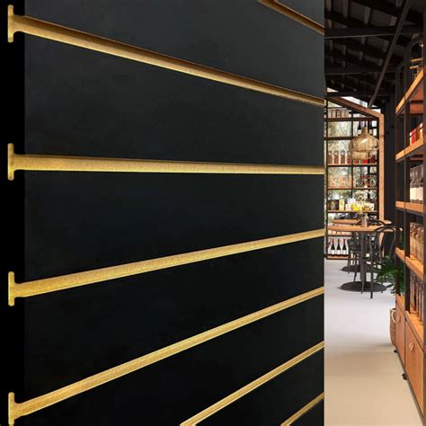 Black Slatwall Panels Uni Shop Slatwall Panels Shop Fittings