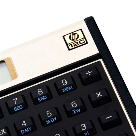 Calculadora Financeira hp 12C Gold 120 Funções Visor lcd rpn e alg