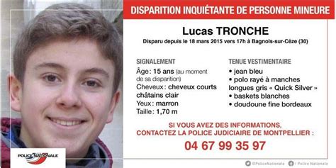 Enquête Lucas Tronche il est quasiment certain que le sac à dos