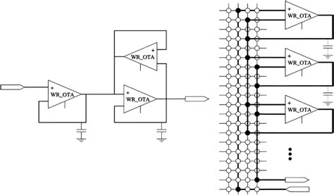 analog circuit and its mapping onto our floating gate based fpaa download scientific diagram