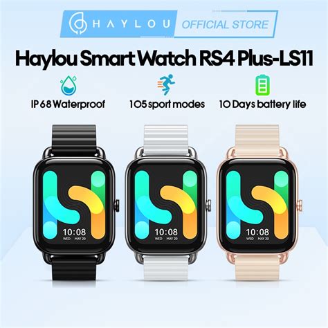 Haylou Rs Plus Smartwatch Amoled Display Sports Modes