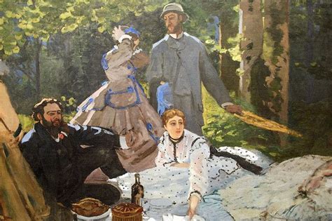 Musee D Orsay Le Dejeuner Sur L Herbe Detail Claude Monet Monet