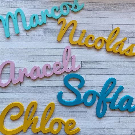 Ideas De Nombres Y Letras Letras De Madera Nombres En Madera The Best