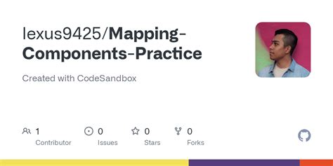 GitHub Lexus9425 Mapping Components Practice Created With CodeSandbox