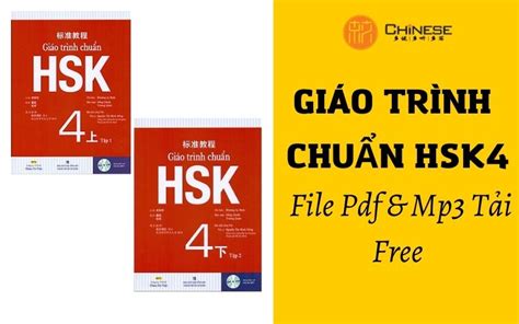 Giáo trình chuẩn HSK4 File Pdf và Mp3 Bản scan đẹp Trung tâm