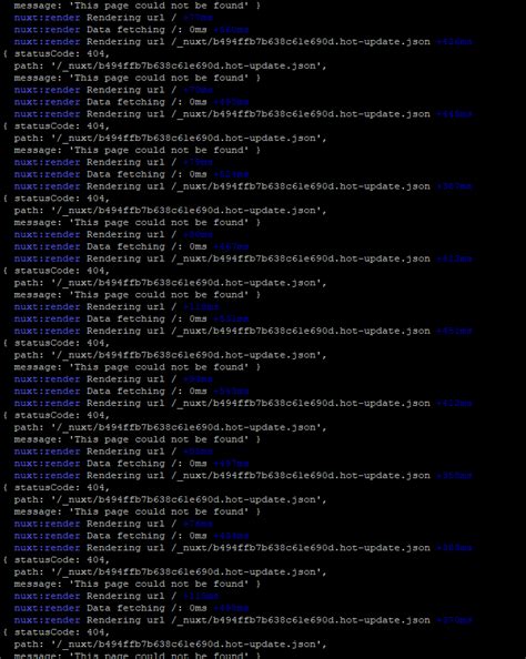 hot reloading issue this page could not be found · issue 25 · nuxt create nuxt app · github