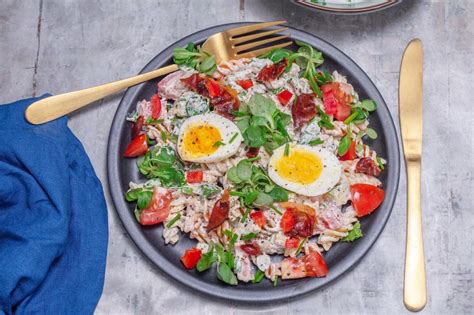 Pastasalat Med Tun Avocado G Og Andre L Kre Gr Ntsager