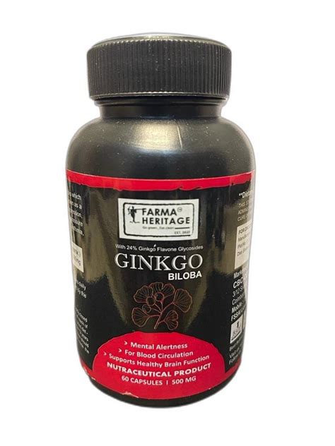 Ginkgo Biloba Capsules At Rs 340 Bottle Ginkgo Capsule In Coimbatore