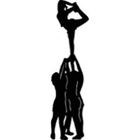 Cheerleading Clipart Stunt Picture Cheerleading Clipart Stunt