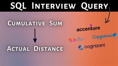 solving sql interview query sql problem by service based company youtube