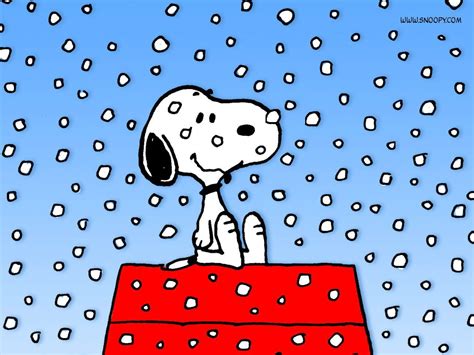 Snoopy Winter Wallpapers Wallpaper Cave