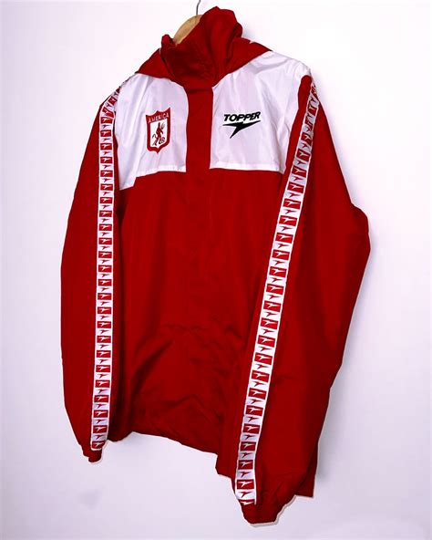 Chaqueta retro TOPPER América de Cali 1997 98 Diablo Gráfico
