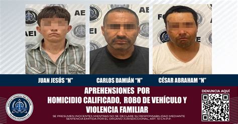 Cumplimenta FGE órdenes de aprehensión por homicidio calificado robo