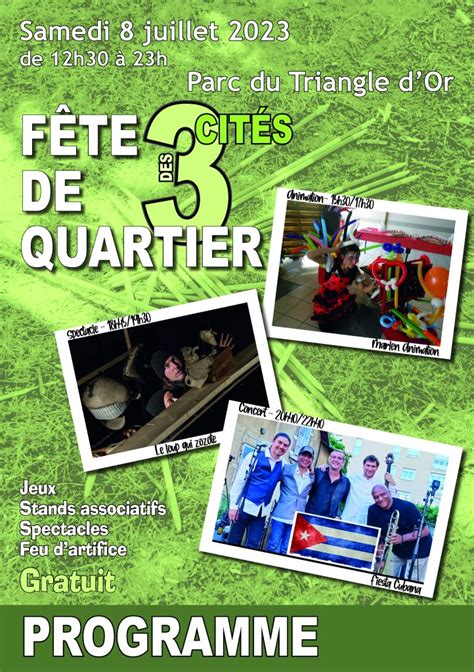 F Te De Quartier Centres Socio Culturels Des Trois Cit S
