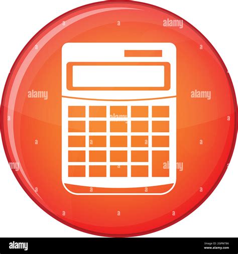 Calculator Icon Flat Style Stock Vector Image Art Alamy