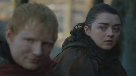 Ed Sheeran Con Arya Stark Voy A Matar A La Reina Juego De Tronos