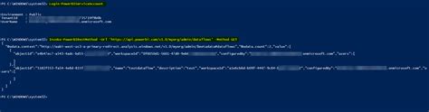 how to do the authentication to run power bi rest api in an azure function powershell stack