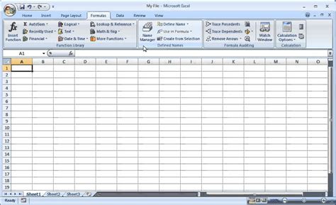 Microsoft Excel 2010 2007 Training Tutorial The Ribbon Interface