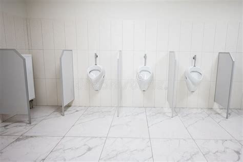 Hygiene In Shopping Mall Public Gentlemen Toilet Restroom Stock Image Image Of Shopping Room