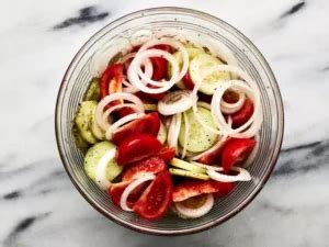 Marinated Cucumber Onion And Tomato Salad Clay Coyote