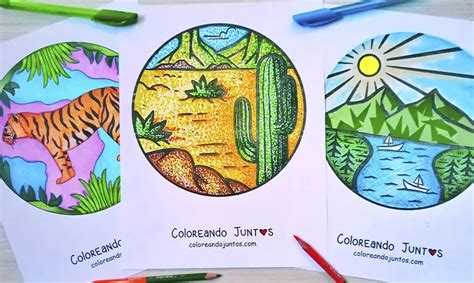 Introducir 91 Imagen Dibujos De La Naturaleza Faciles Viaterra Mx