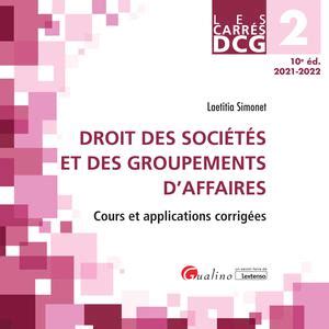 DCG 2 Droit des sociétés et des groupements d affaires Cours et