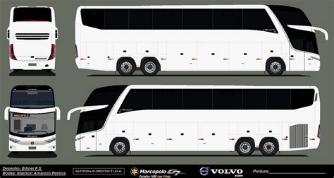 VB Desenhos Desenhos de ônibus rodoviários e urbanos em branco e