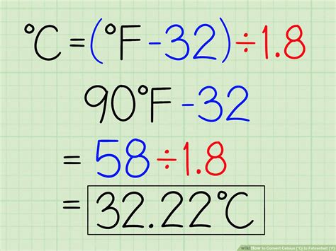 F Rmula Para Convertir De Grados Fahrenheit A Grados Celsius