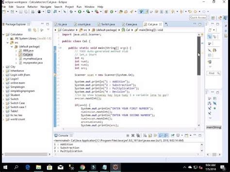 Java Tutorial Calculator If Else If Statement Youtube