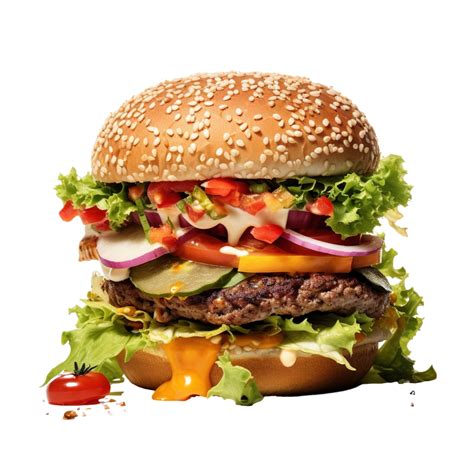 Pngtreeai Generative Hamburger Cheeseburger Fast Postimages
