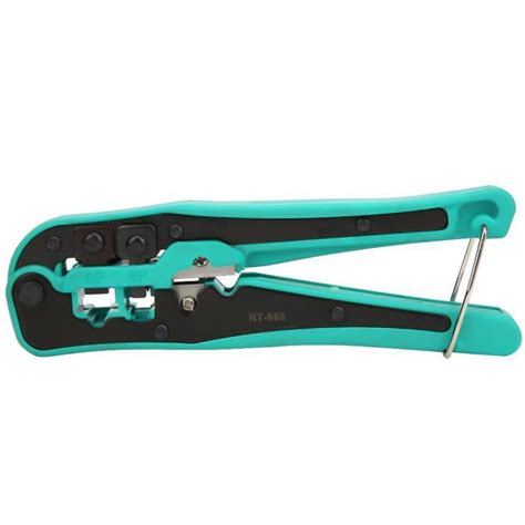 EJ life Pince à sertir pour borne de câble réseau 3 en 1 4P 6P 8P câble