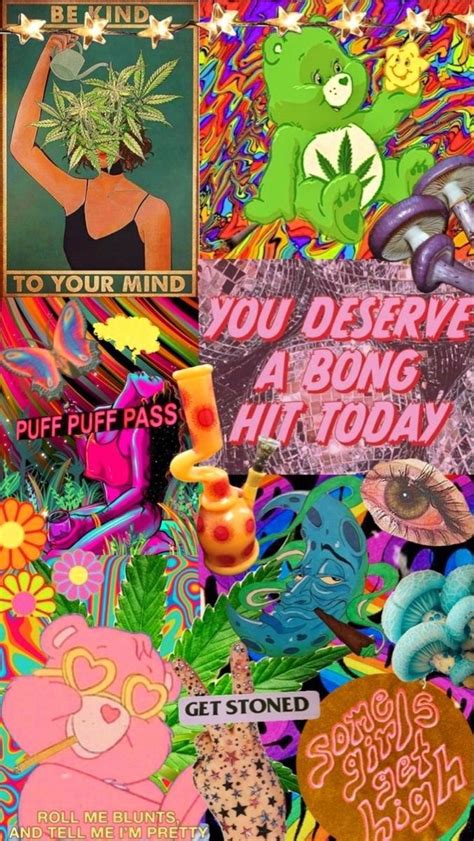 Trippy Iphone Wallpaper Weed Wallpaper Witchy Wallpaper Edgy