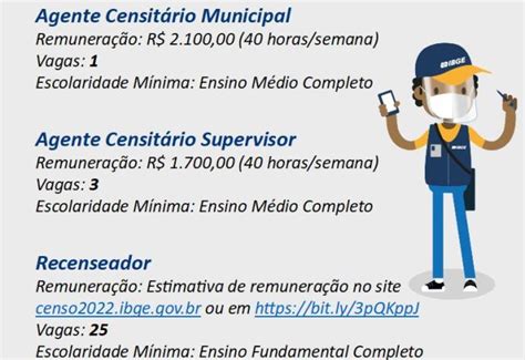 Notícia IBGE prorroga as inscrições do processo seletivo para até 21
