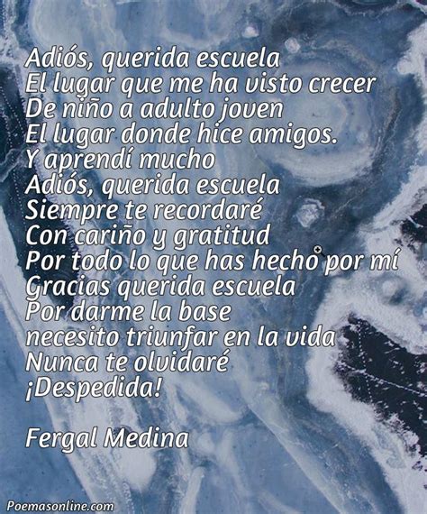 Cinco Poemas De Despedida De Colegio Poemas Online