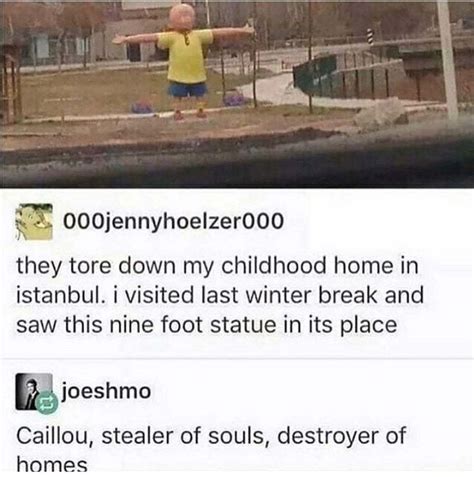 Caillou Rule Scrolller