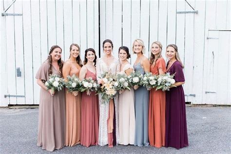 Flattering Bridesmaid Dress Colors Combinations Artofit