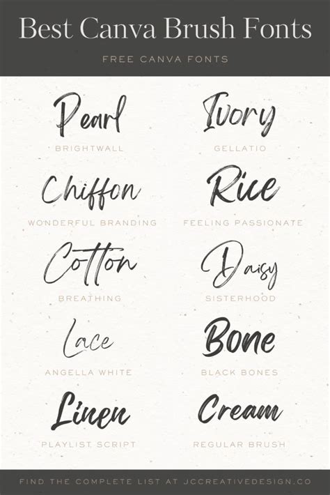 The Best Carva Brush Font Styles For Any Type Of Lettering Including
